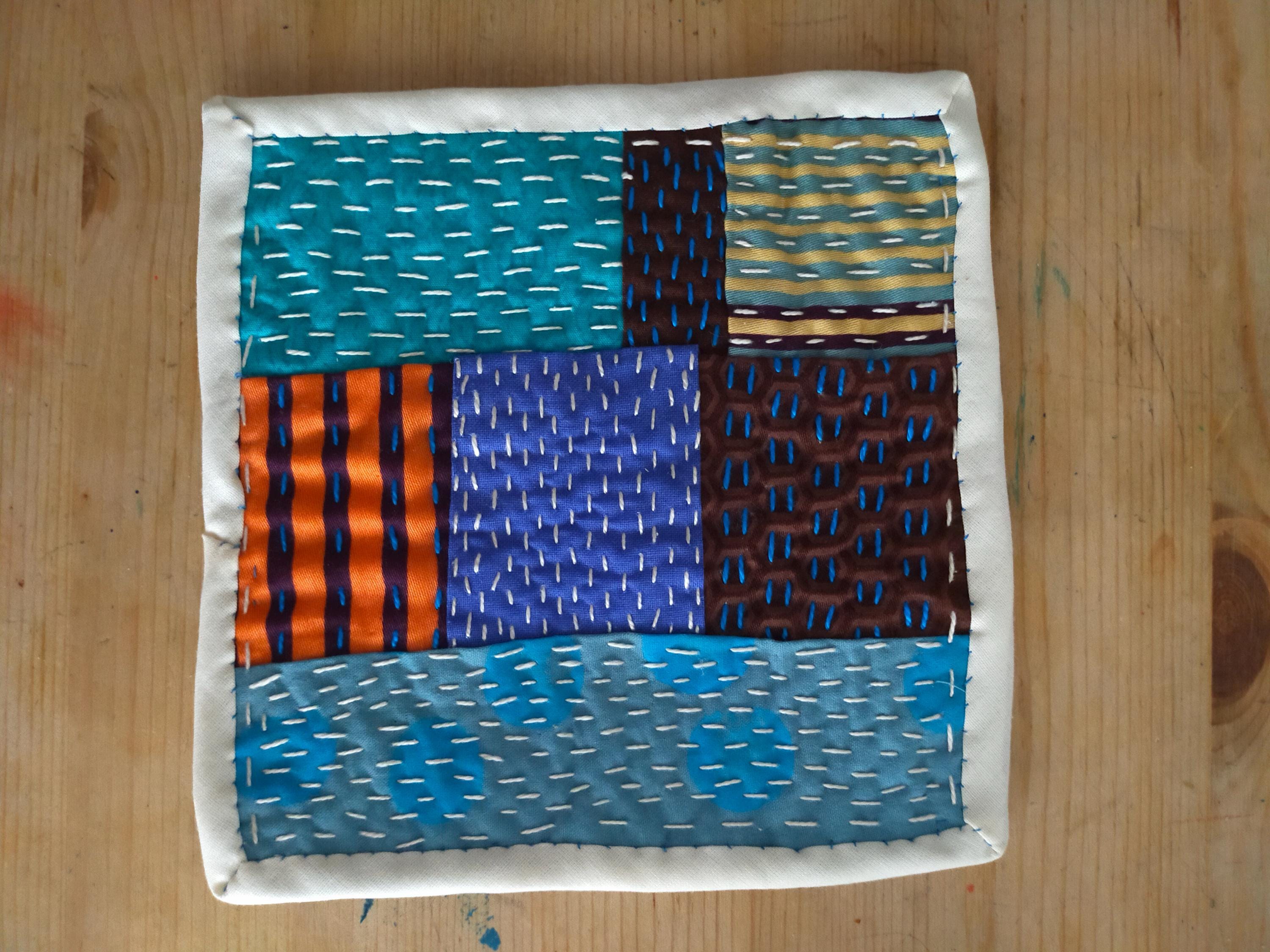 Handmade Kawandi & Kantha Patchwork Mugrug | Sustainable Slow Stitching ...