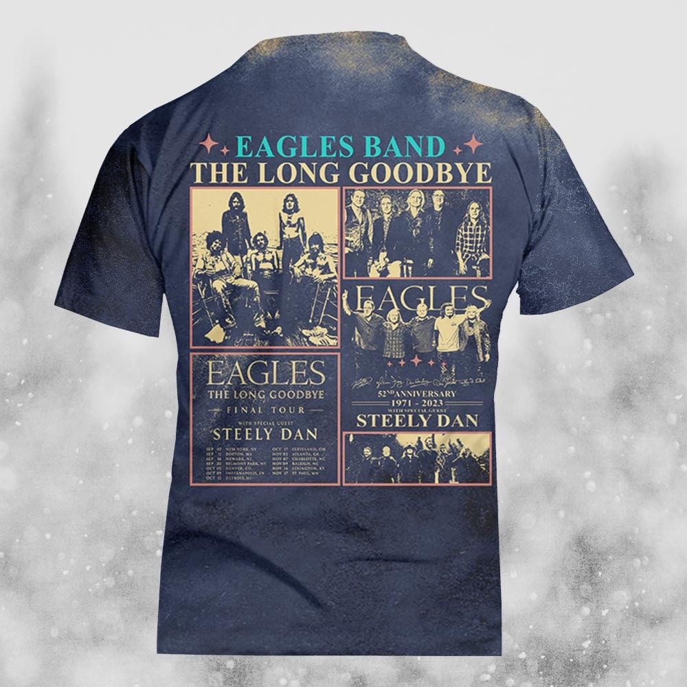 The Eagles The Long Goodbye Tour Music 3D Hoodie Designed & Sold By ...