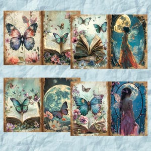 Lady Butterfly Junk Journal Kit Printable, Butterfly Junk Journal ...