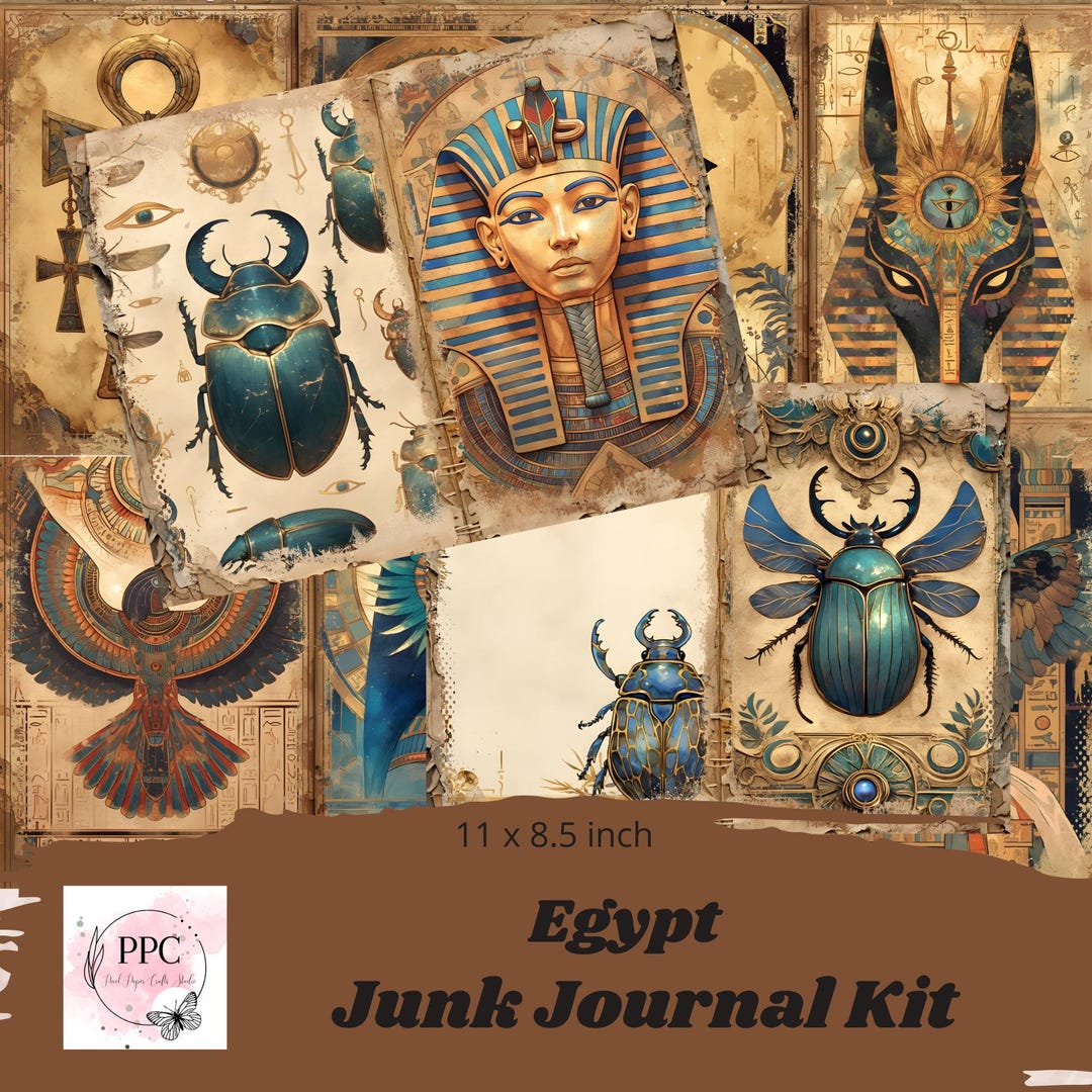 Egypt Junk Journal Kit Printable, Ancient Egypt Junk Journal, Junk ...