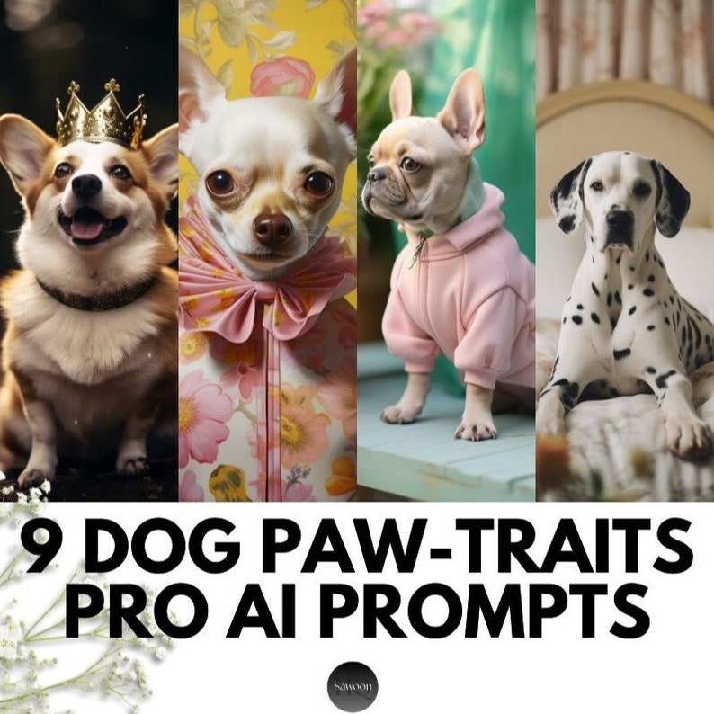 9 Pro Dog Ai Prompts Guide Midjourney Realistic Unique - Etsy