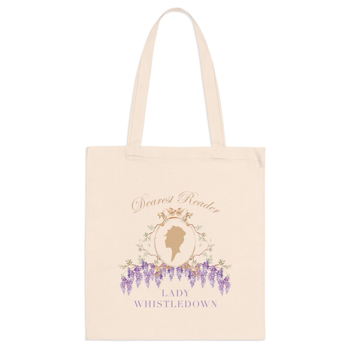 Lady Whistledown Dearest Reader Tote Bag, Lady Whistledown Bag, Regency ...