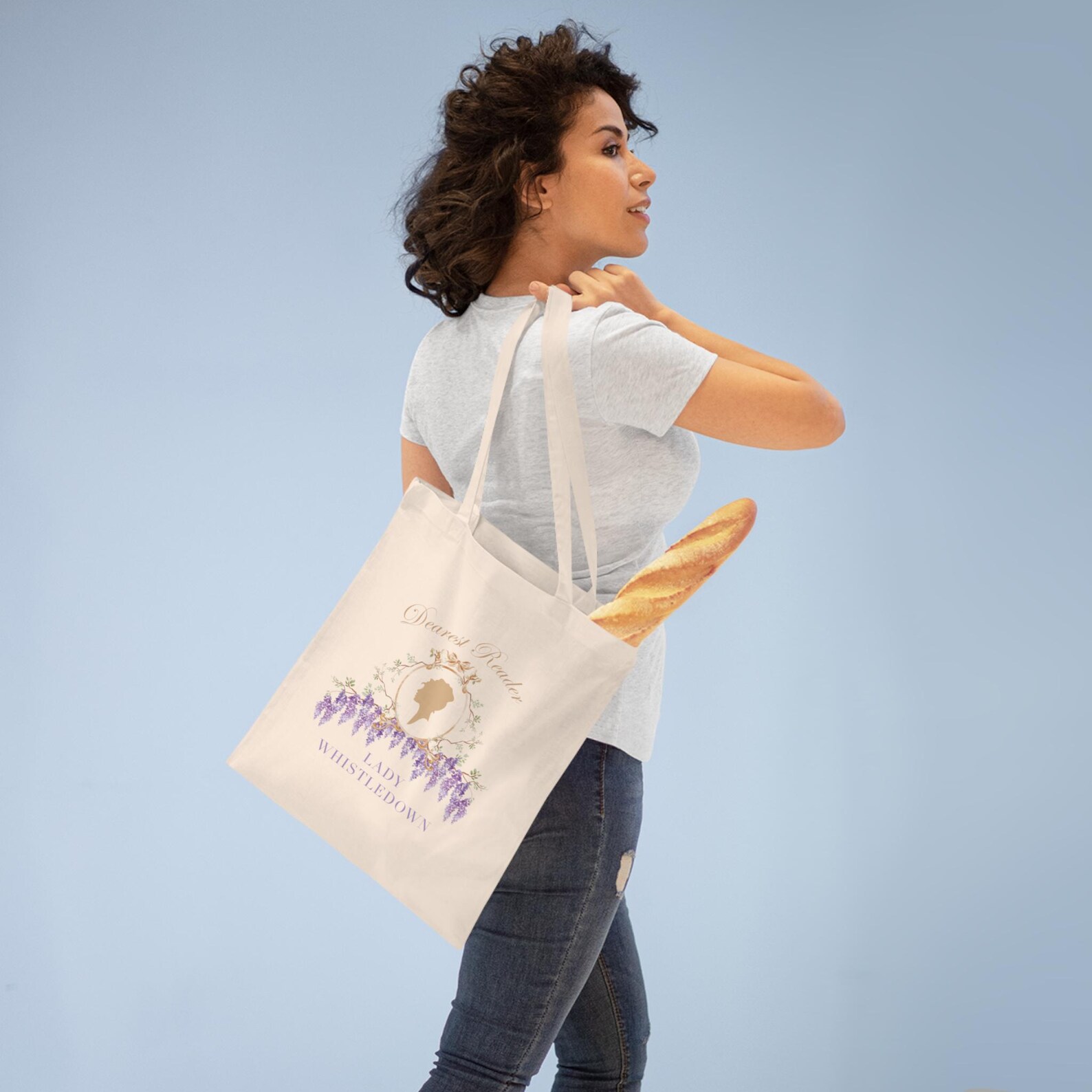 Lady Whistledown Dearest Reader Tote Bag, Lady Whistledown Bag, Regency ...