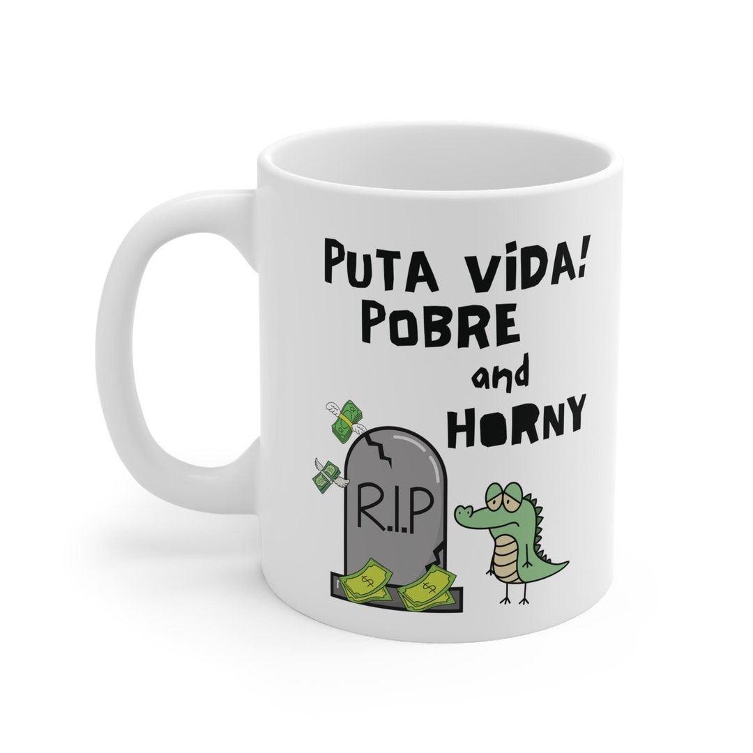 Funny Spanish Crocodile Meme Mug, Spanish Humor Mug, Spanish Joke Mug ...