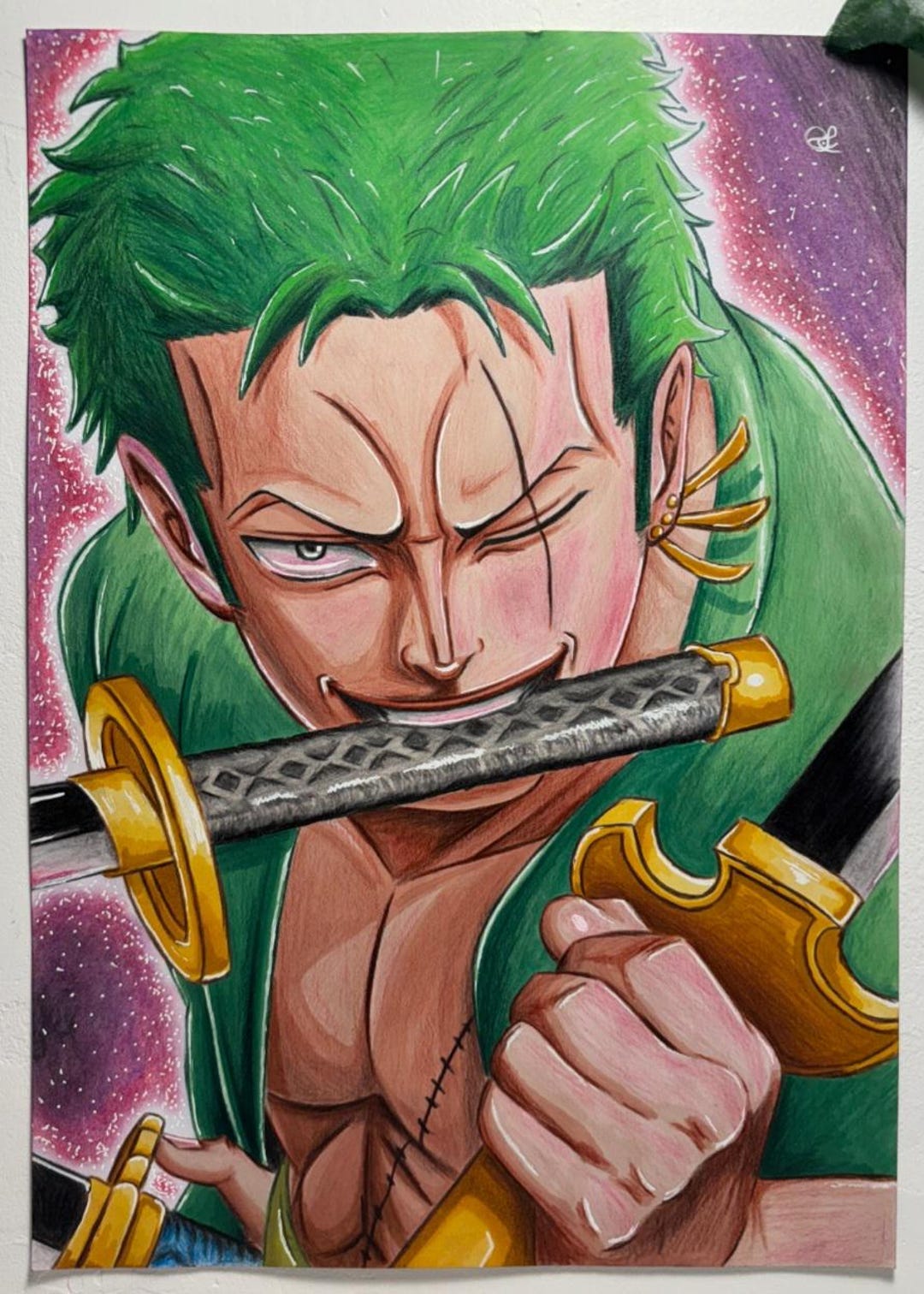 Roronoa Zoro Fanart - Etsy