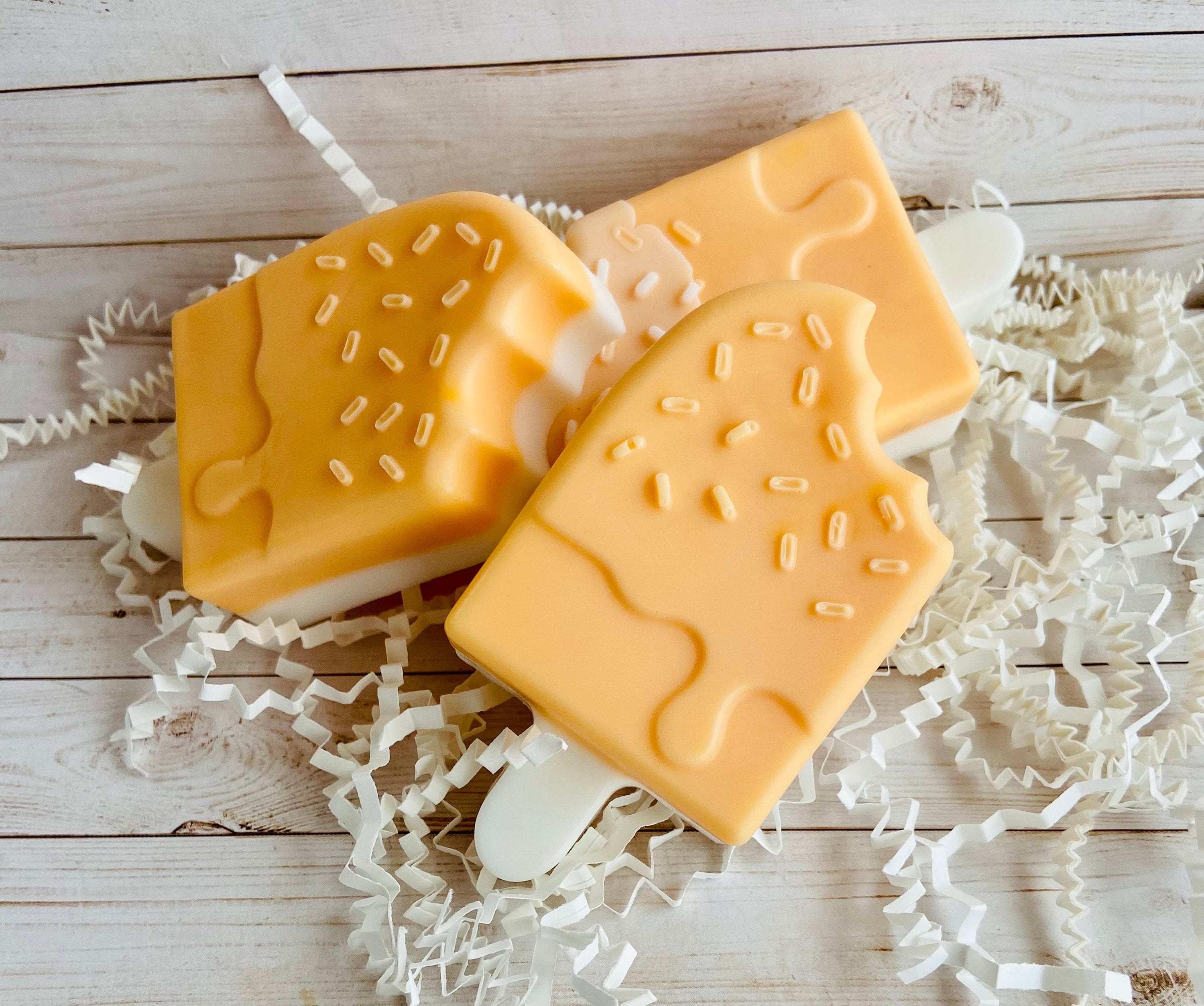Creamsicle Ice Cream Soap for Kids, Scented Gift Custom Soap , Ice ...