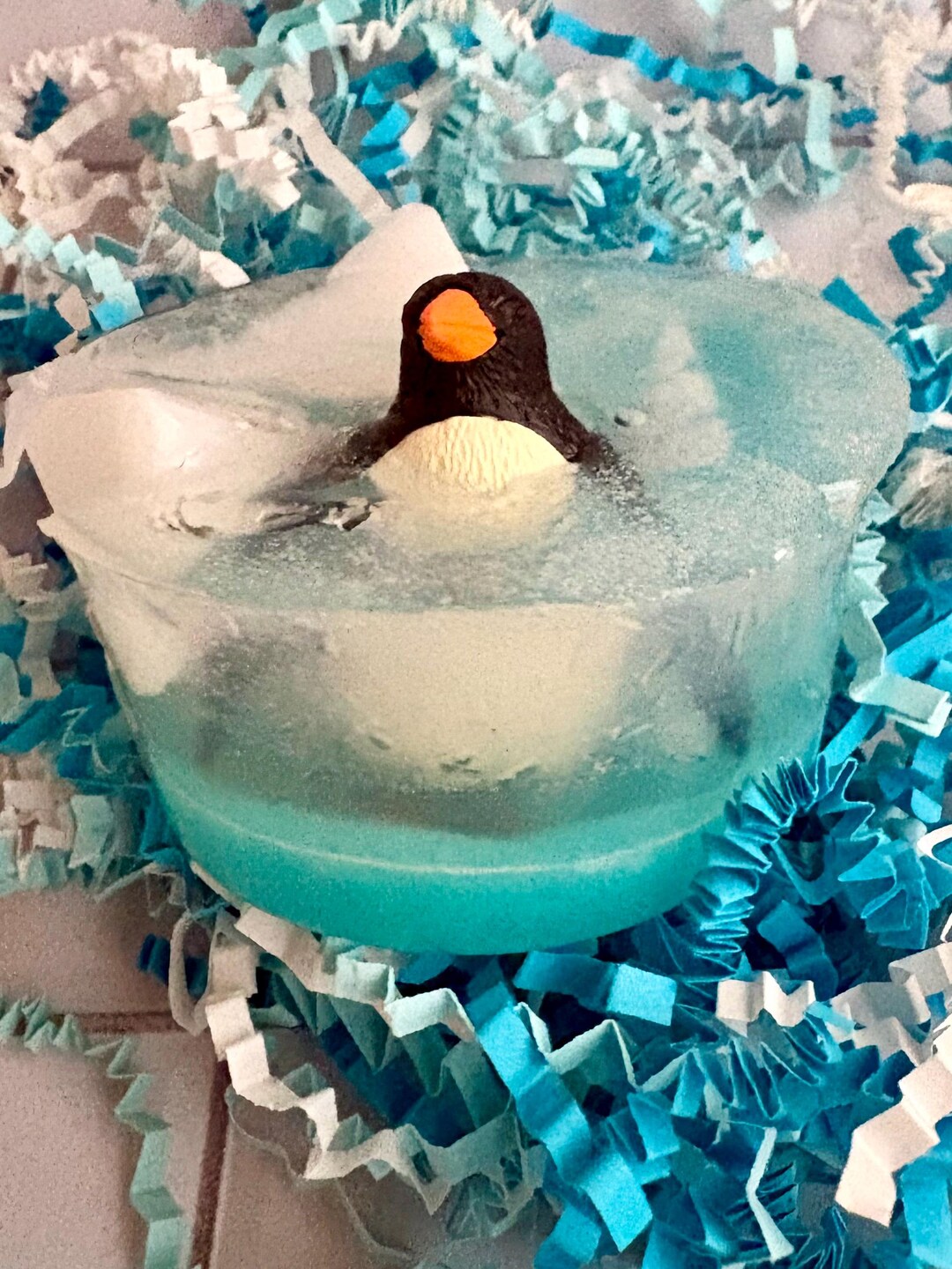 Penguin Surprise Soap- Adorable Kids Gift, Bath Time Toy, Handmade ...