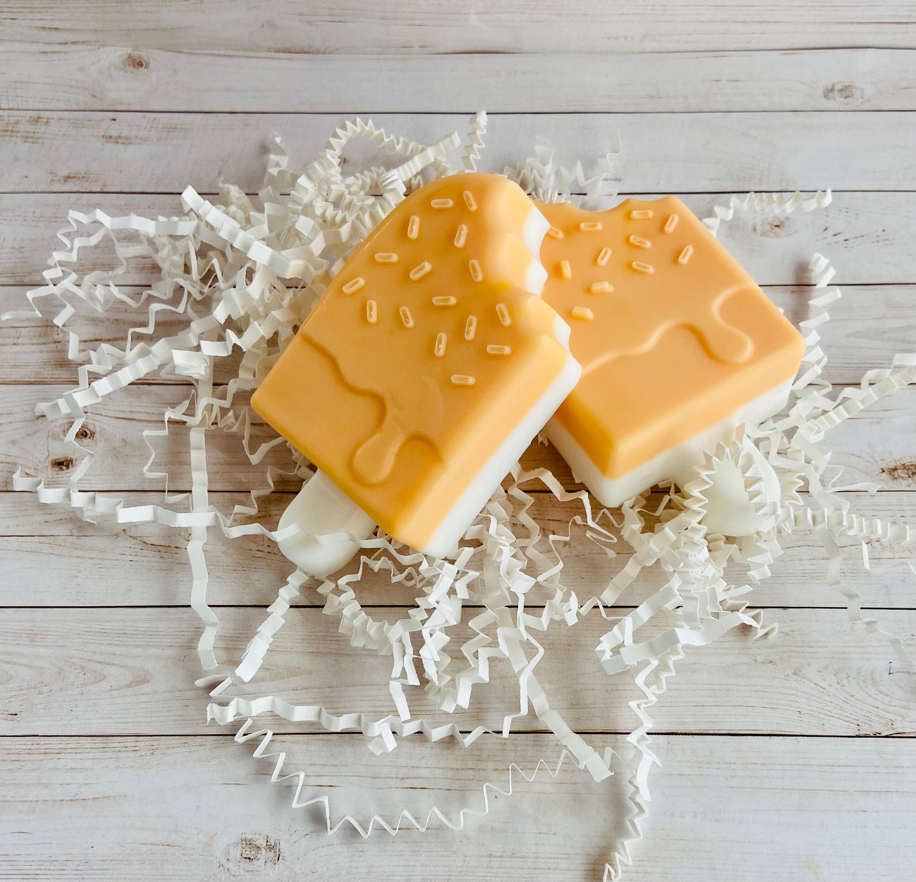 Creamsicle Ice Cream Soap for Kids, Scented Gift Custom Soap , Ice ...