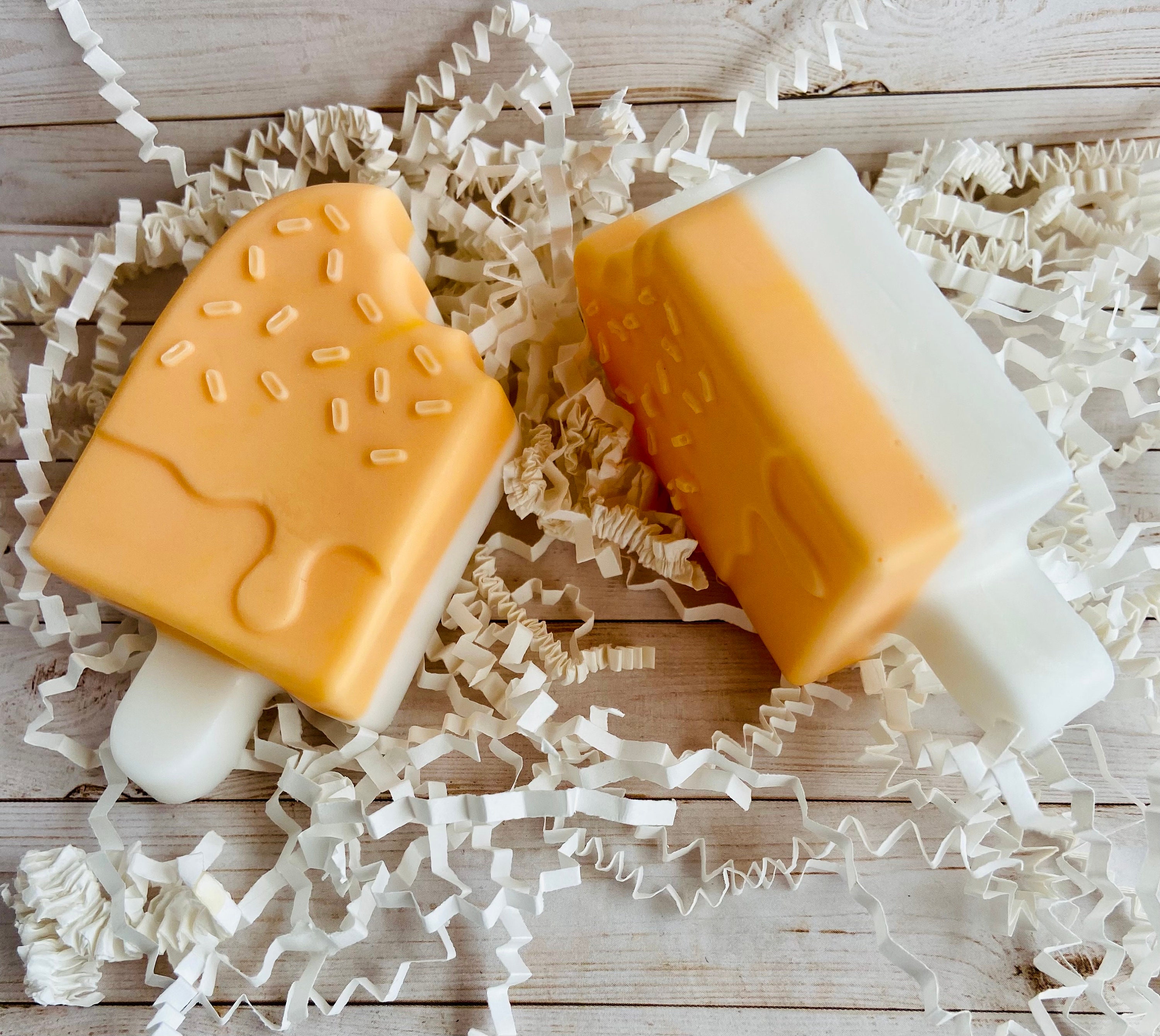 Creamsicle Ice Cream Soap for Kids, Scented Gift Custom Soap , Ice ...