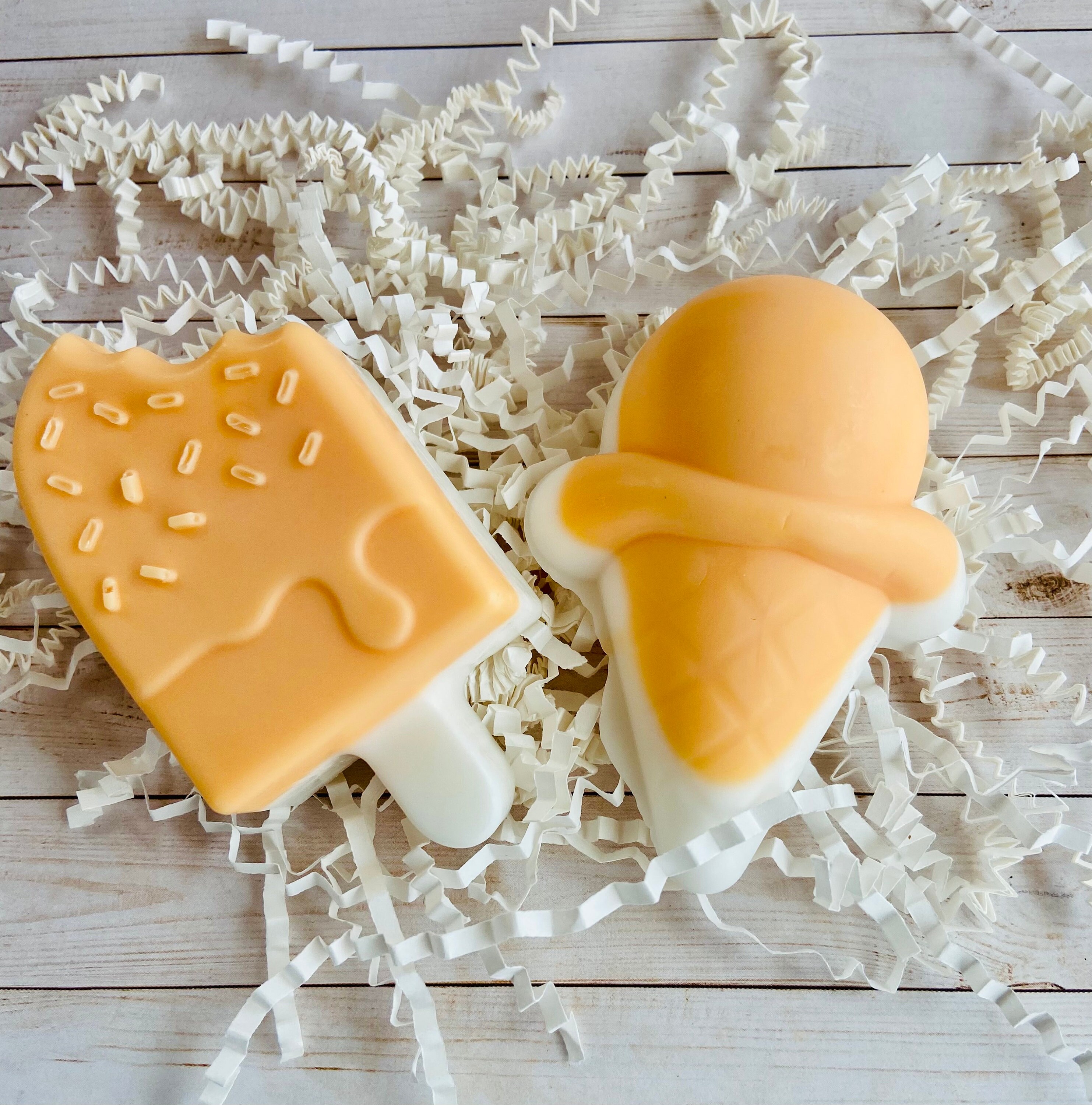 Creamsicle Ice Cream Soap for Kids, Scented Gift Custom Soap , Ice ...