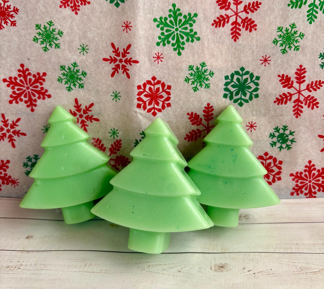 2 Pack Christmas Tree Shea Butter Soap, Sweet Cookie Scented - Etsy