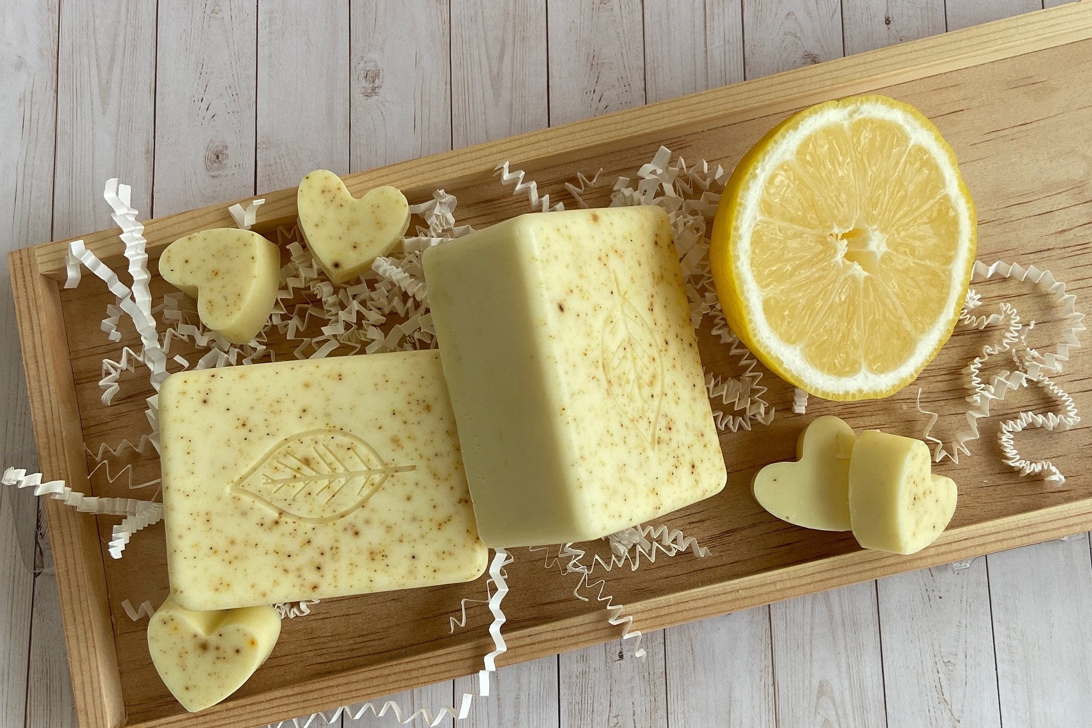 Handmade Lemon Soap Bar: Shea Butter & Lemon Zest - Etsy