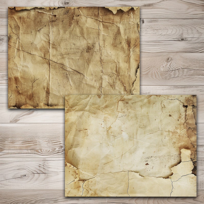 Old Torn Digital Paper,vintage Distressed Grunge Page,antique Ripped ...