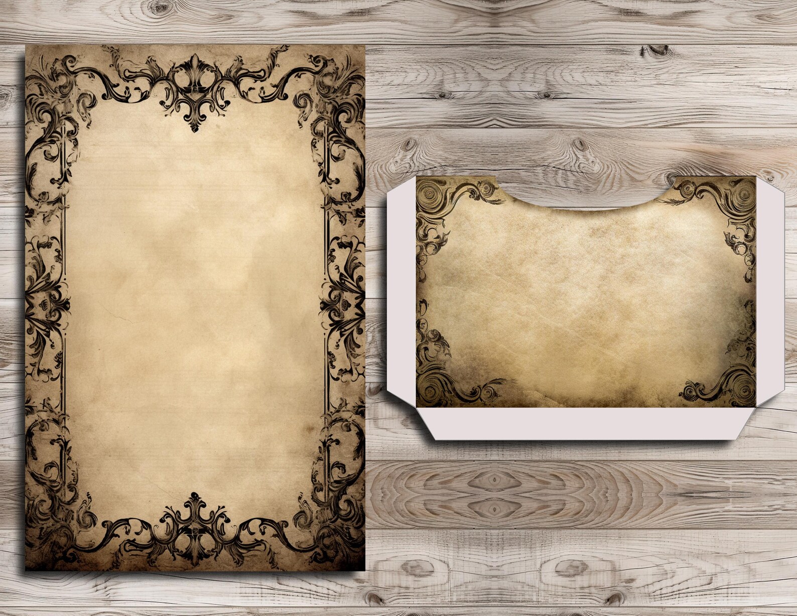 Vintage Dark Academia Junk Journal Kit – Printable Ephemera, Bookmarks ...