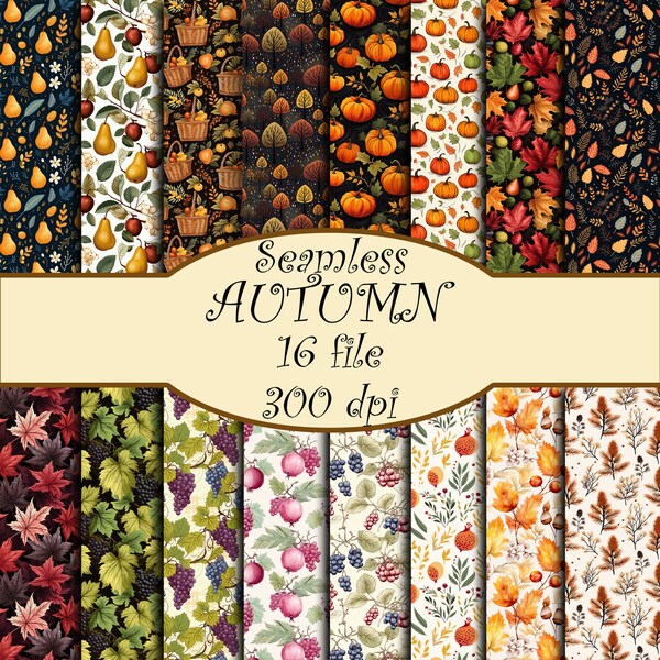 Autumn Digital - Etsy