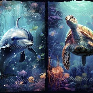 Underwater World Deep Sea Junk Journal Kit,mythical Creatures Under the ...