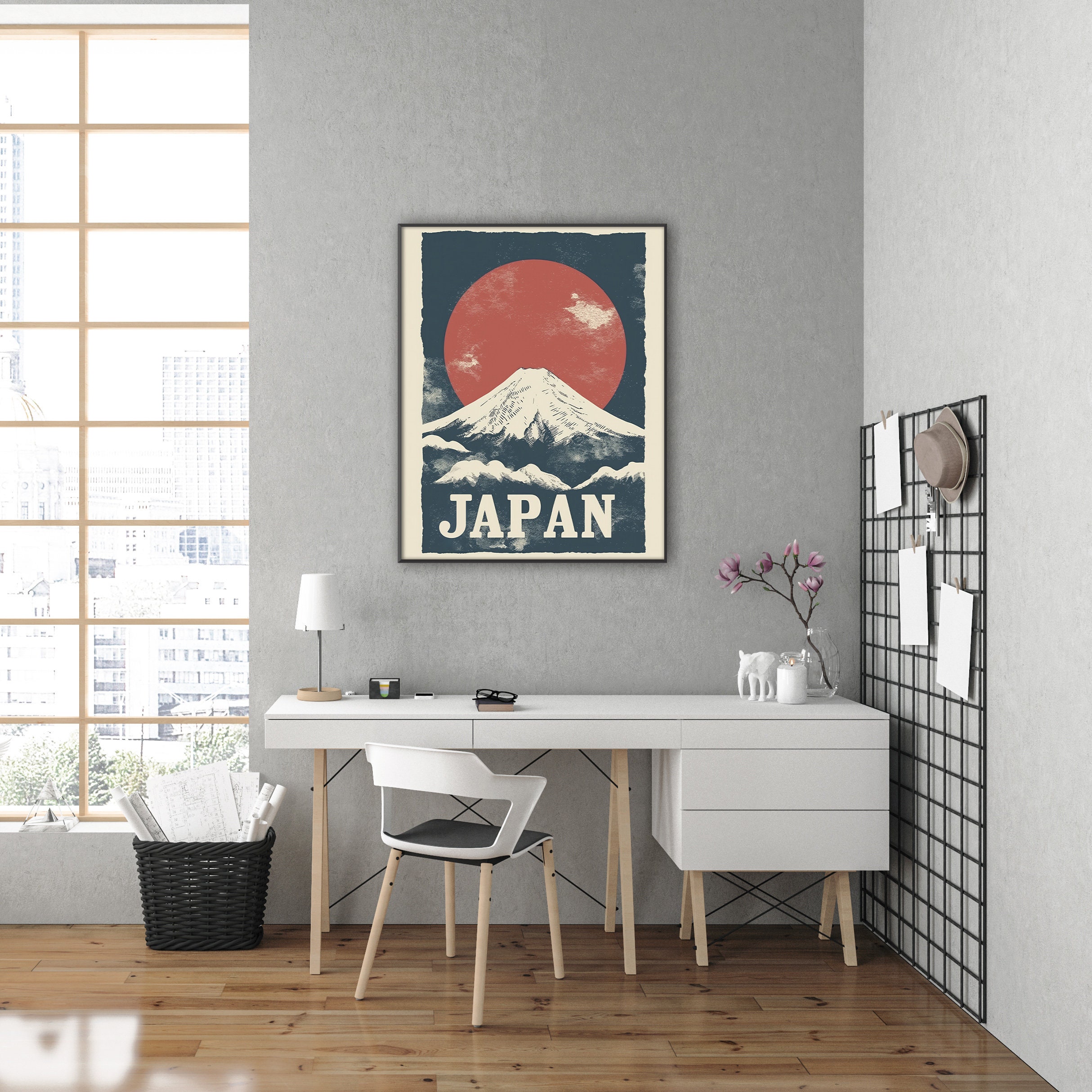 Japan Retro Poster Japandi Wall Art Wabi Sabi Wall Art Japan Travel ...