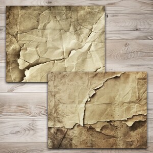 Old Torn Digital Paper,vintage Distressed Grunge Page,antique Ripped ...