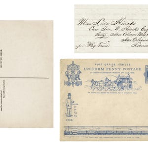 Vintage Postcard Lot, Printable Old Junk Journal Paper, Antique Post ...