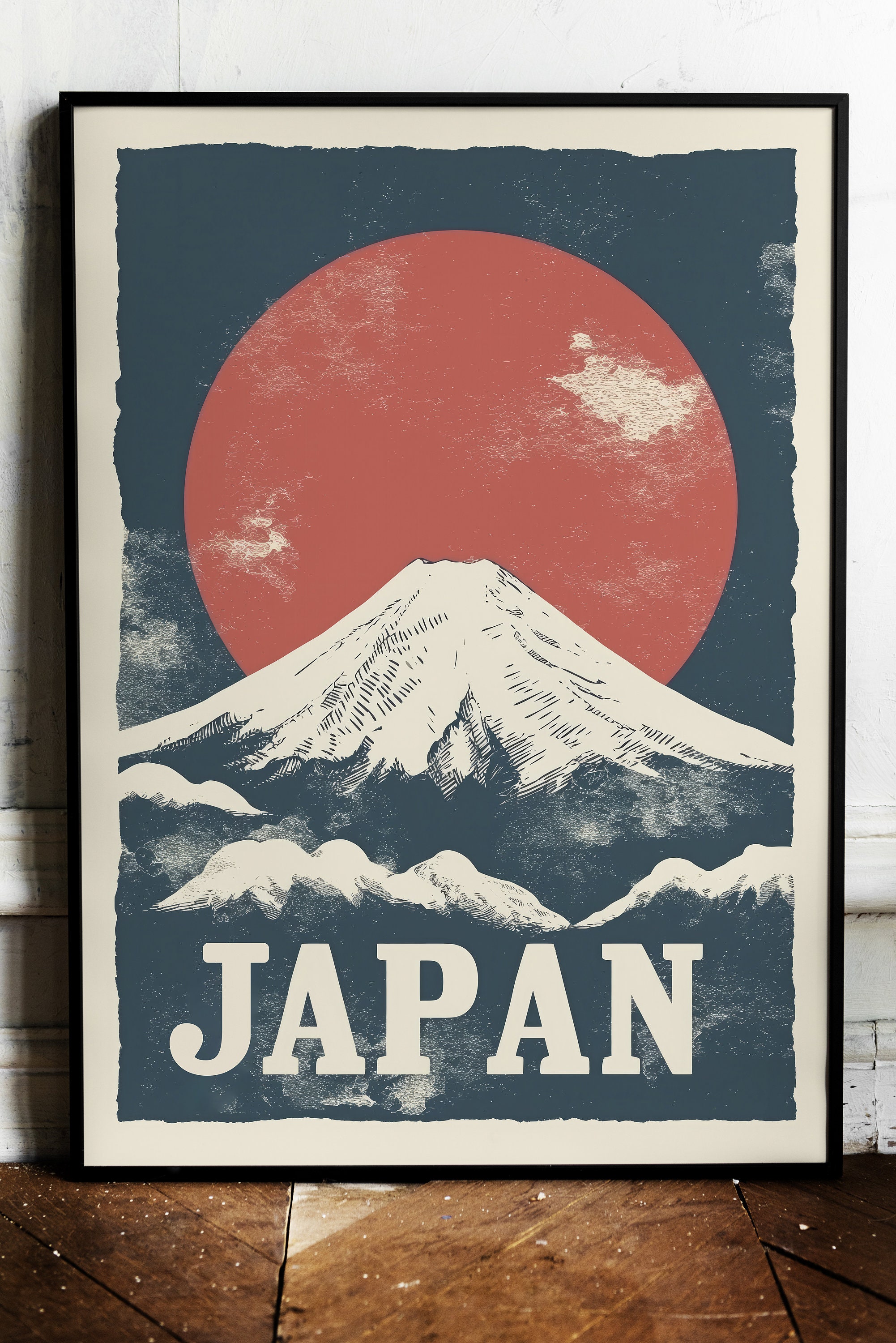 Japan Retro Poster Japandi Wall Art Wabi Sabi Wall Art Japan Travel ...