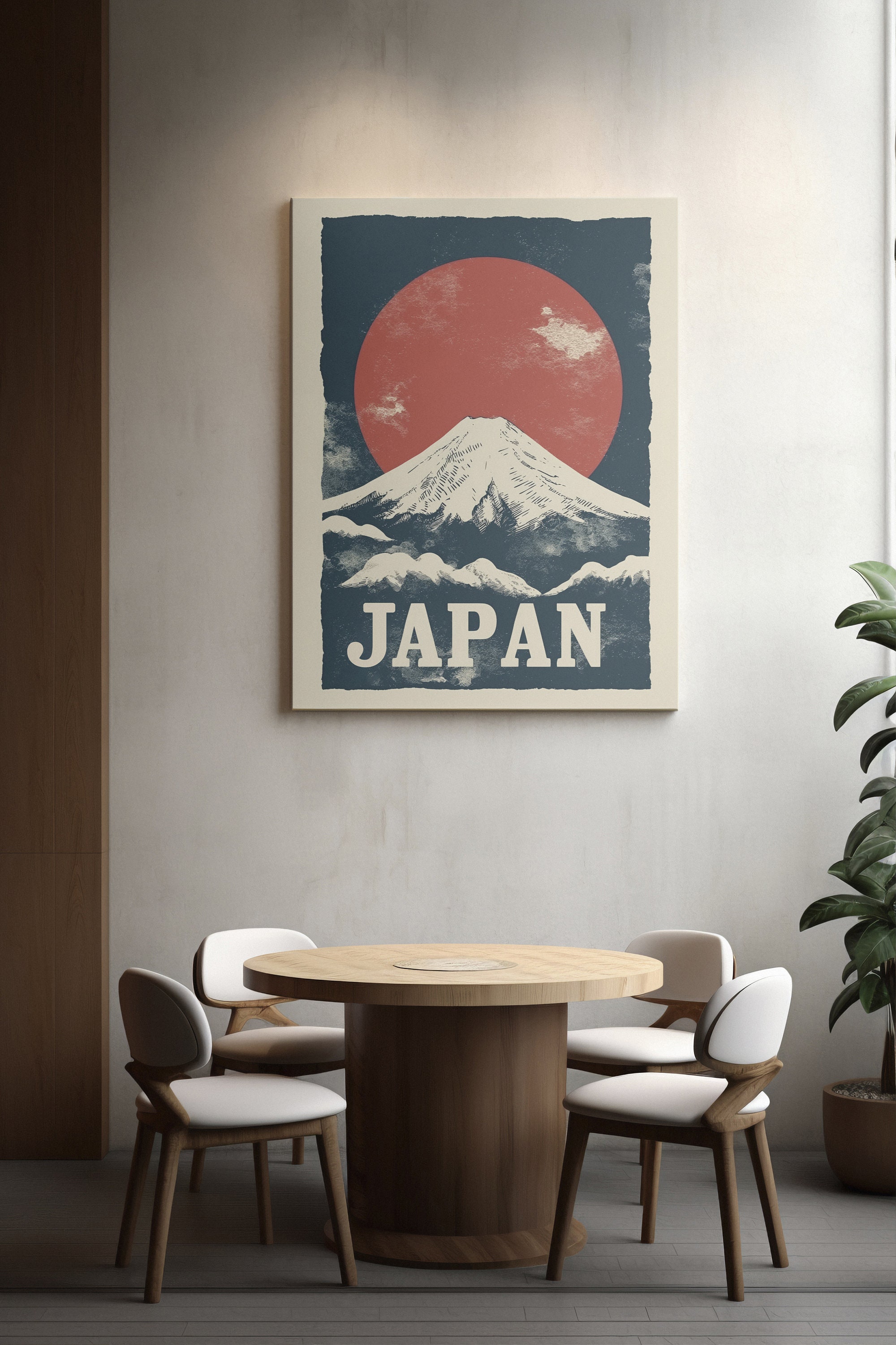 Japan Retro Poster Japandi Wall Art Wabi Sabi Wall Art Japan Travel ...