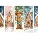 Gingerbread House Bookmark Png, Printable Christmas Bookmarks Set ...