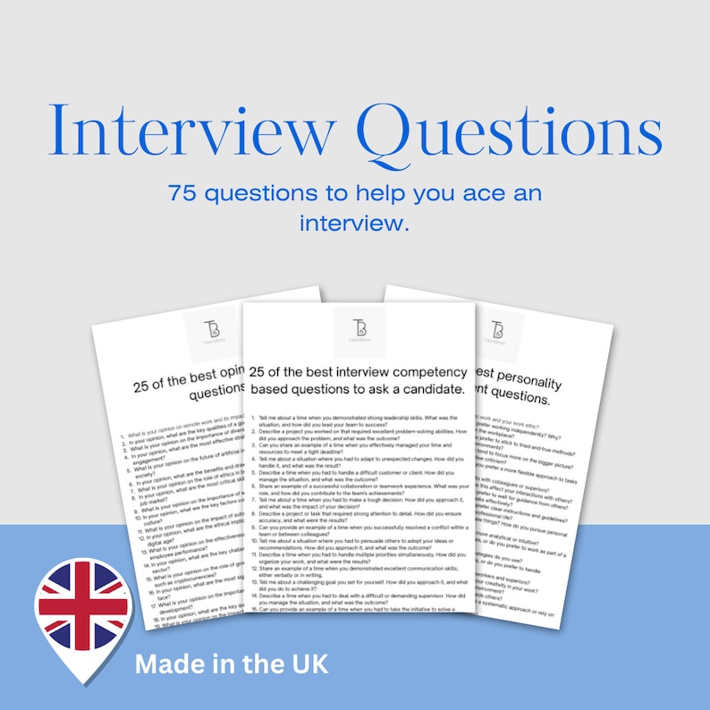 Ultimate Interview Questions Guide Personality, Opinion & Competency ...