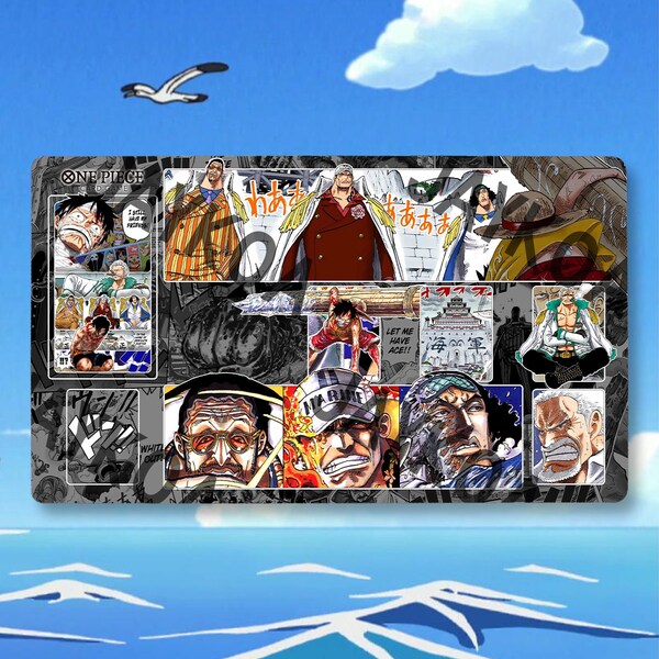 One Piece Anime Card Playmat - Etsy