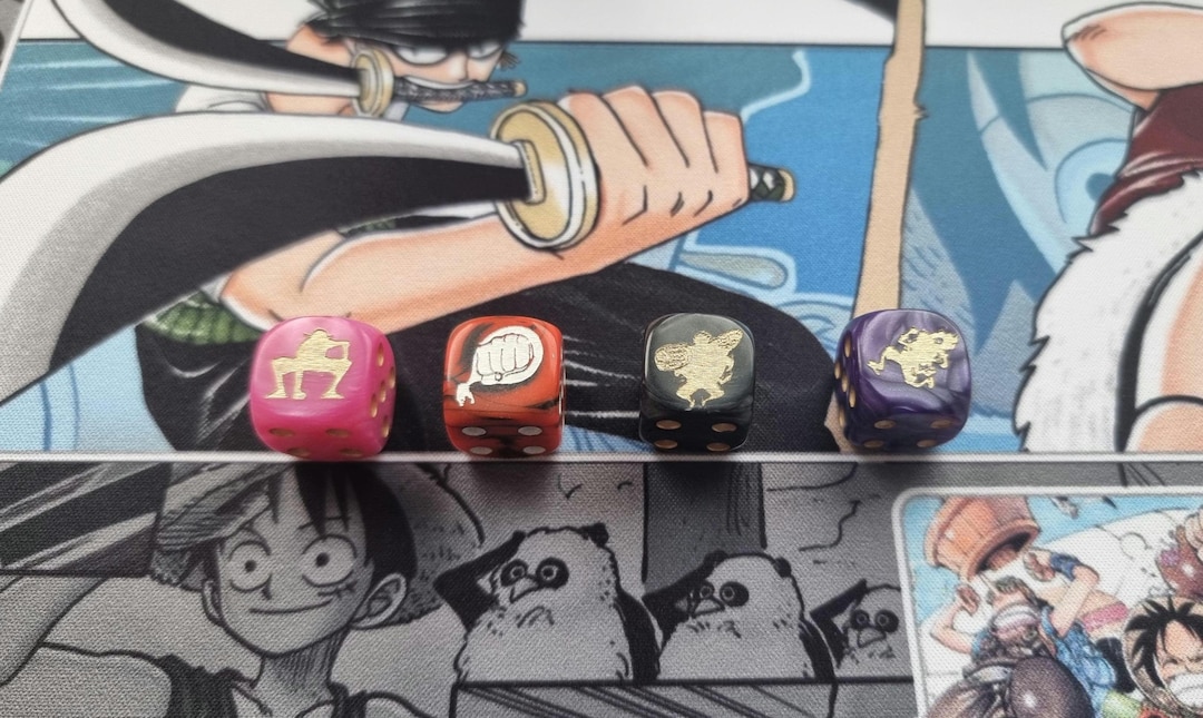 One Piece Card Game Custom Gear Dice - Etsy