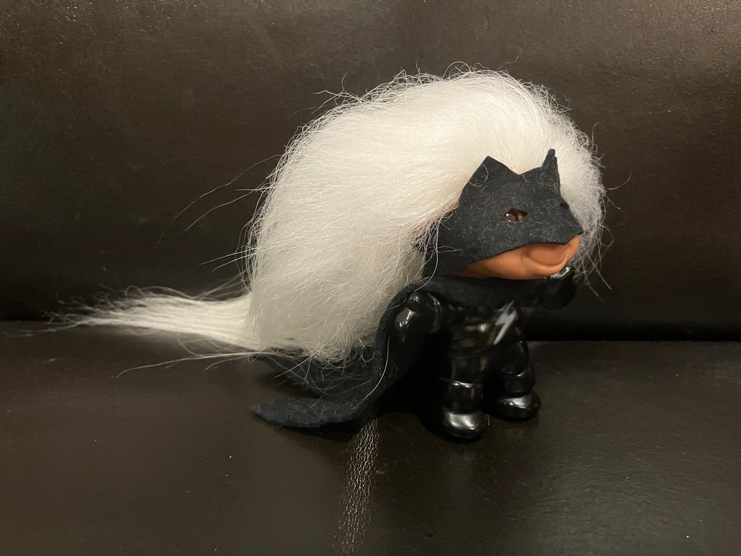 1960's Vintage Dam Captain Lightning AKA Batman Troll White Hair, - Etsy