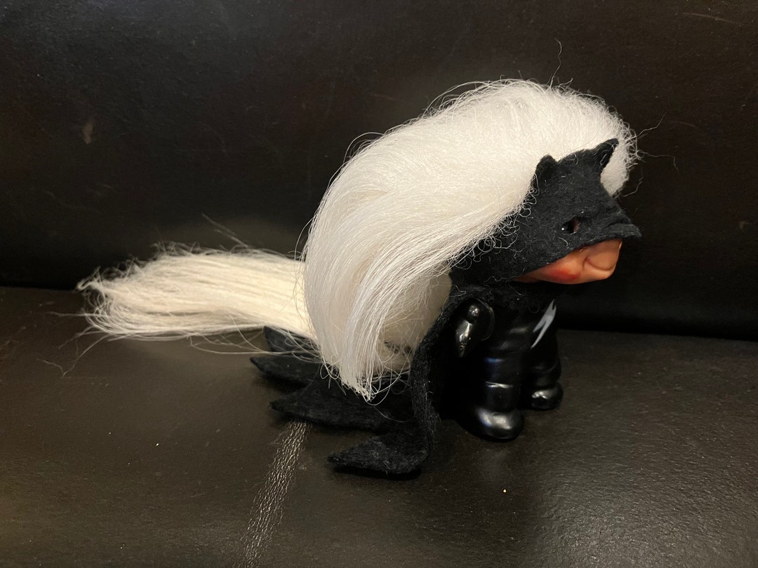 1960's Vintage Dam Captain Lightning AKA Batman Troll White Hair, - Etsy