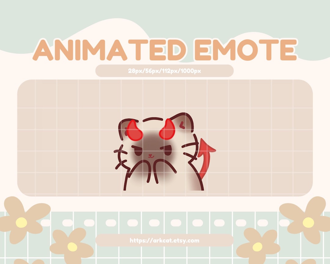 Devil Emote – Scheming Siamese Cat Animation for Twitch, Discord ...