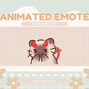 Devil Emote – Scheming Siamese Cat Animation for Twitch, Discord ...
