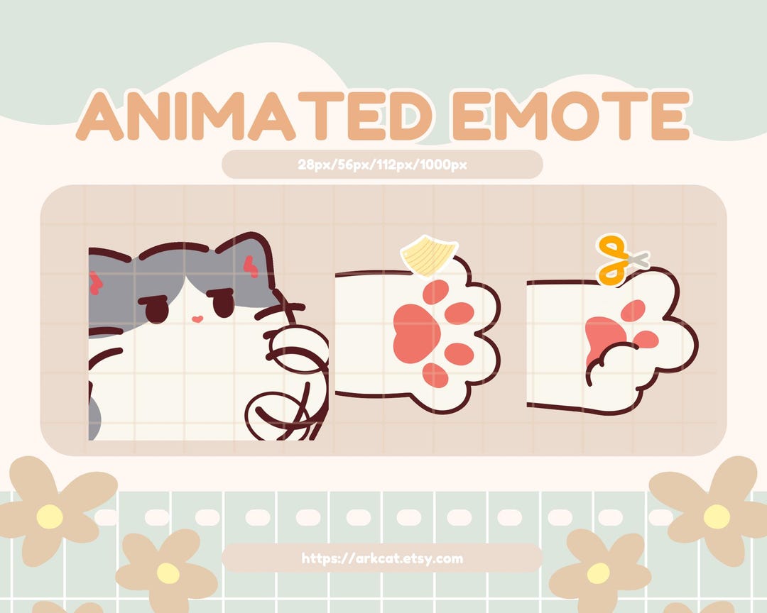 Cat Animated Emotes – Rock Paper Scissors Jankenpon (GIF Digital ...