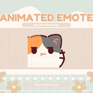 Sus Look Animated Emote – Cute Calico Cat Giving a Suspicious Side Eye ...