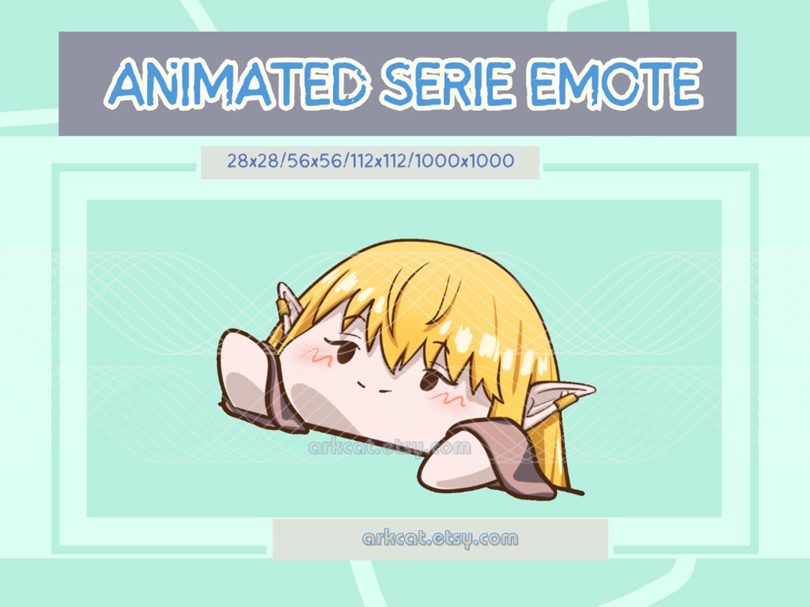 ANIMATED BONGO SERIE Emote Frieren: Beyond Journey's End Emote for ...