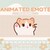 Animated Emote Cute Cat Wiping Sweat Cat Emote for Twitch / Discord ...