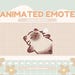 Exhausted Siamese Cat Emote – Tired Animated Reaction for Twitch ...