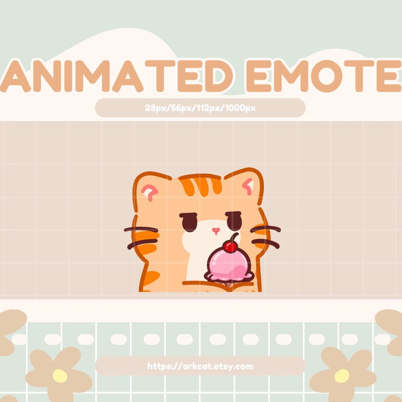 Ice Cream With Emotes - Etsy