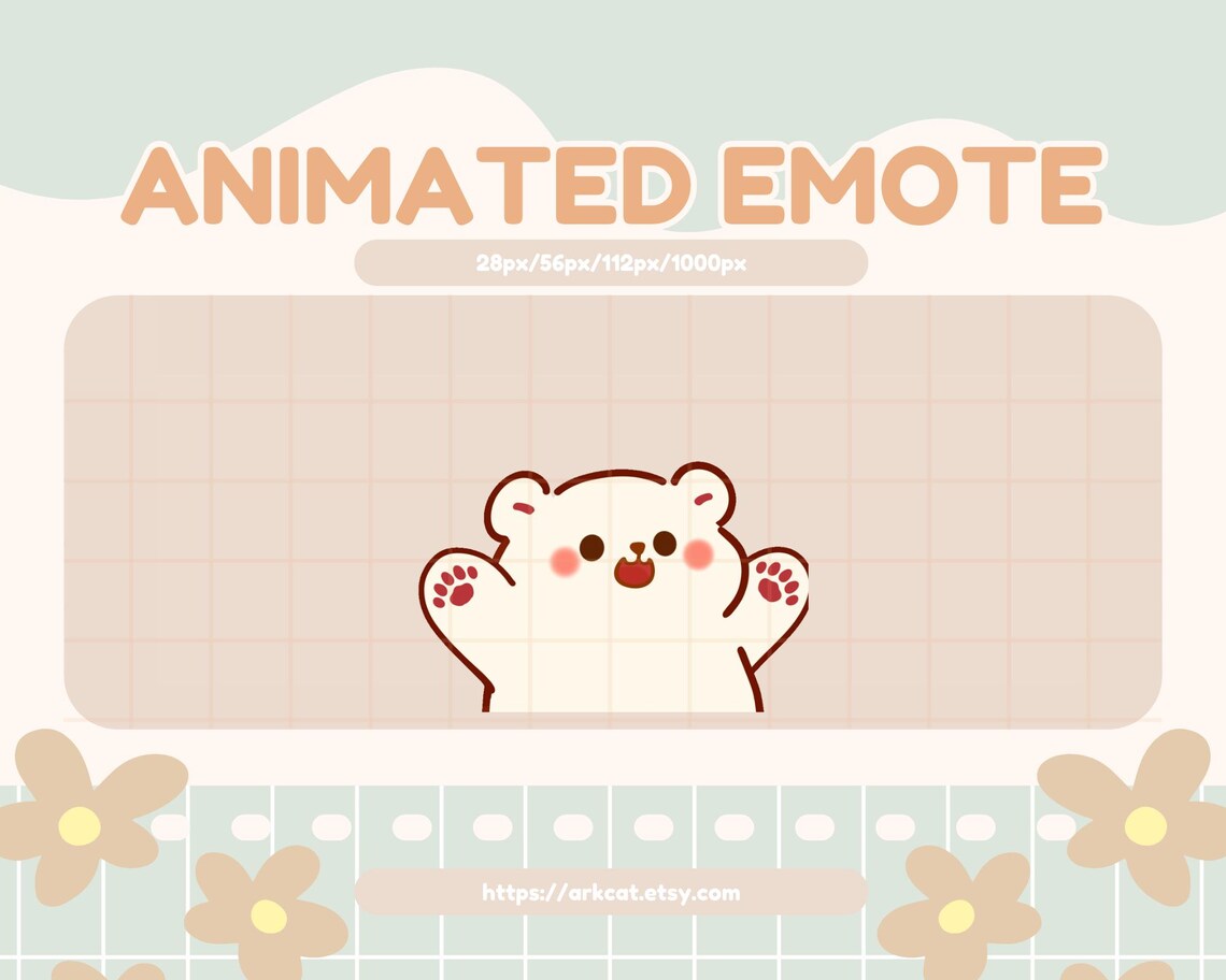Polar Bear Happy Emote – Adorable Bear Jumping With Excitement for ...