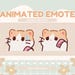 Animated Emote Cute Cat - Wiping Sweat Cat Emote for Twitch / Discord ...
