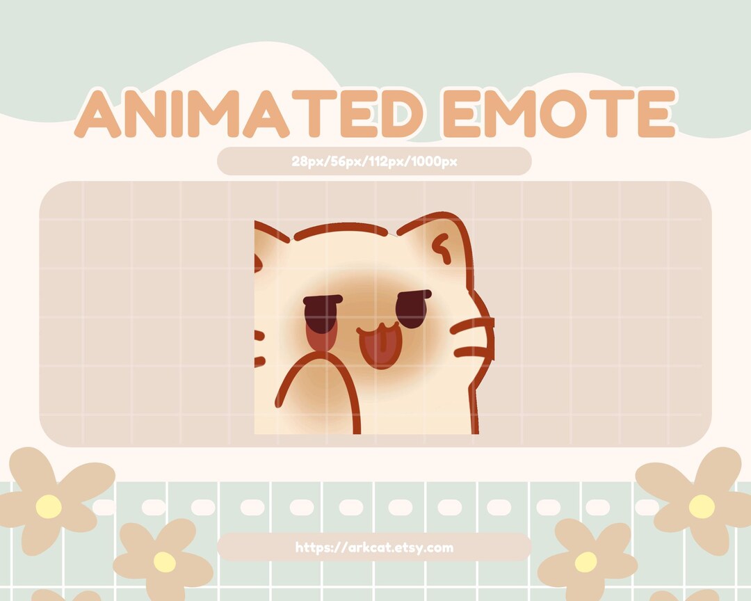 Animated Bleh Emote: Flamepoint Siamese Cat Sticking Tongue Out (GIF ...