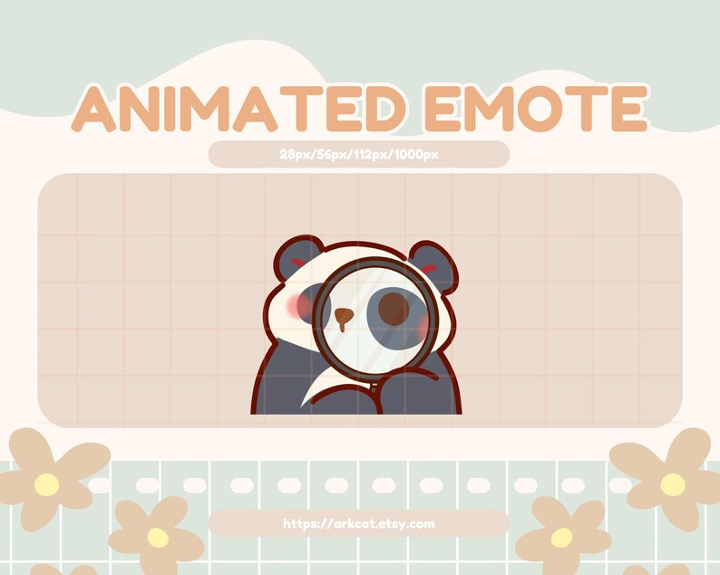 Detective Panda Emote – Adorable Panda Magnifying Evidence Animated ...