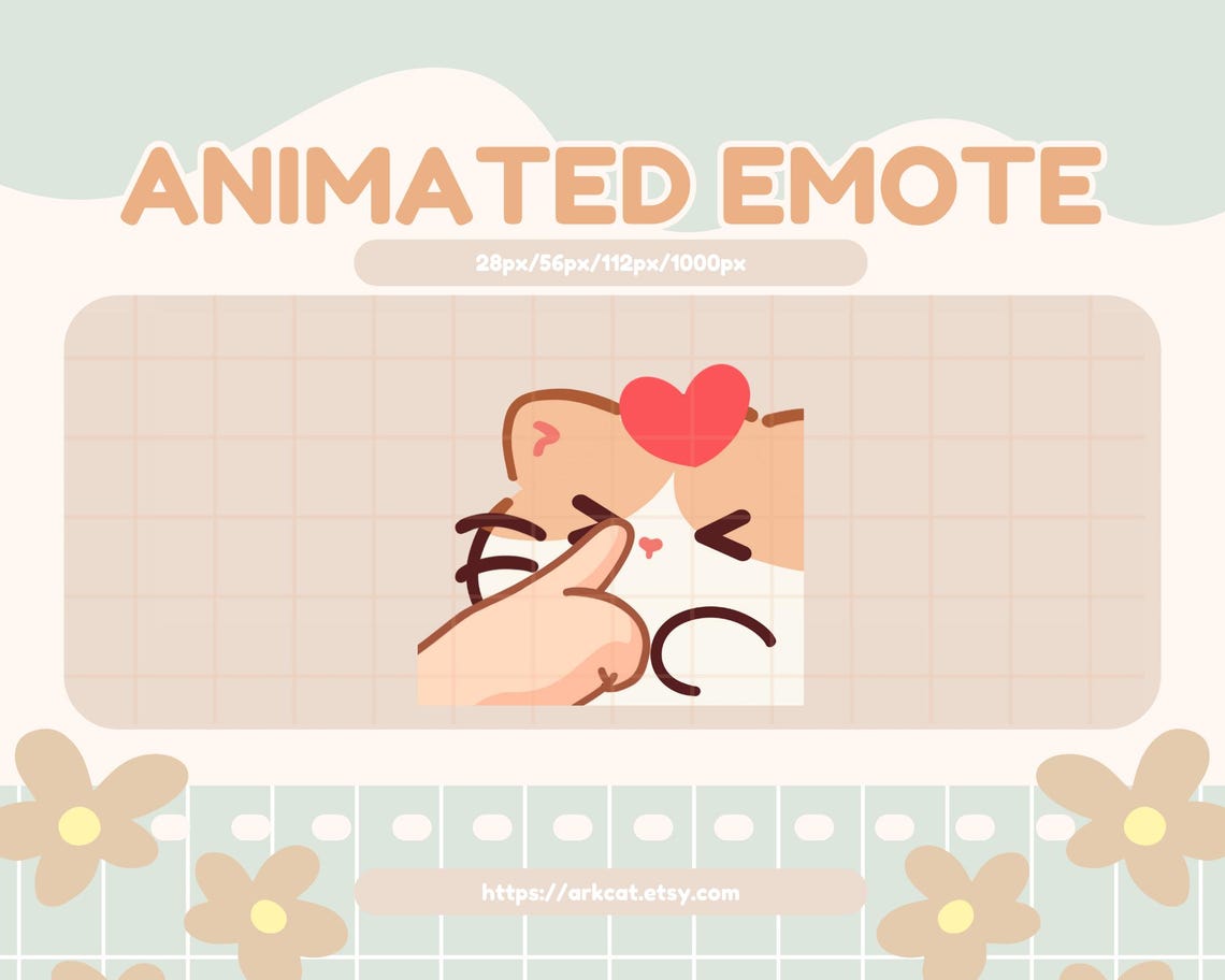 Animated Orange Cat Boop Emote: Twitch, Discord, Youtube (GIF Digital ...