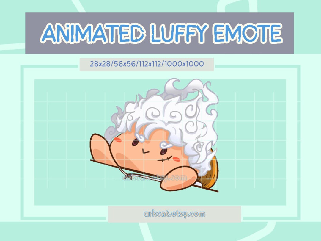 ANIMATED BONGO GEAR 5 Pirate Captain Emote One Piece Emote for Twitch ...