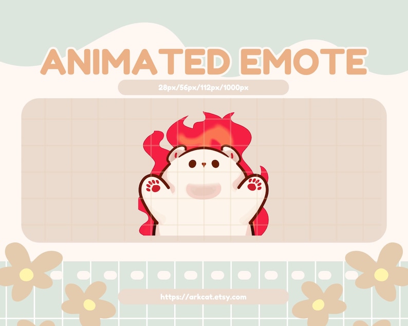 Animated Hellmo Emote: Polar Bear Twitch/discord Stream (GIF Digital ...