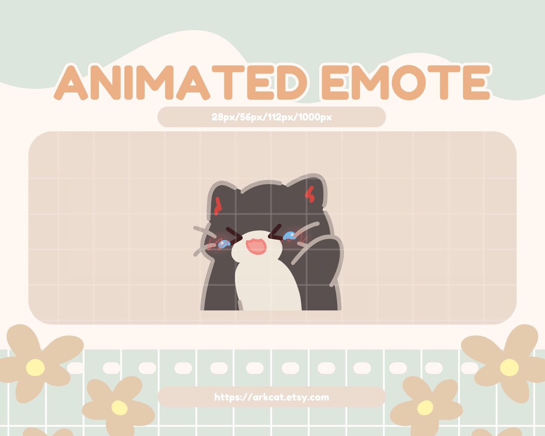 Animated LOL Emote – Tuxedo Cat Laughing Hysterically for Twitch ...