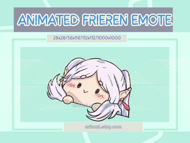 ANIMATED BONGO FRIEREN Emote Frieren: Beyond Journey's End Emote for ...