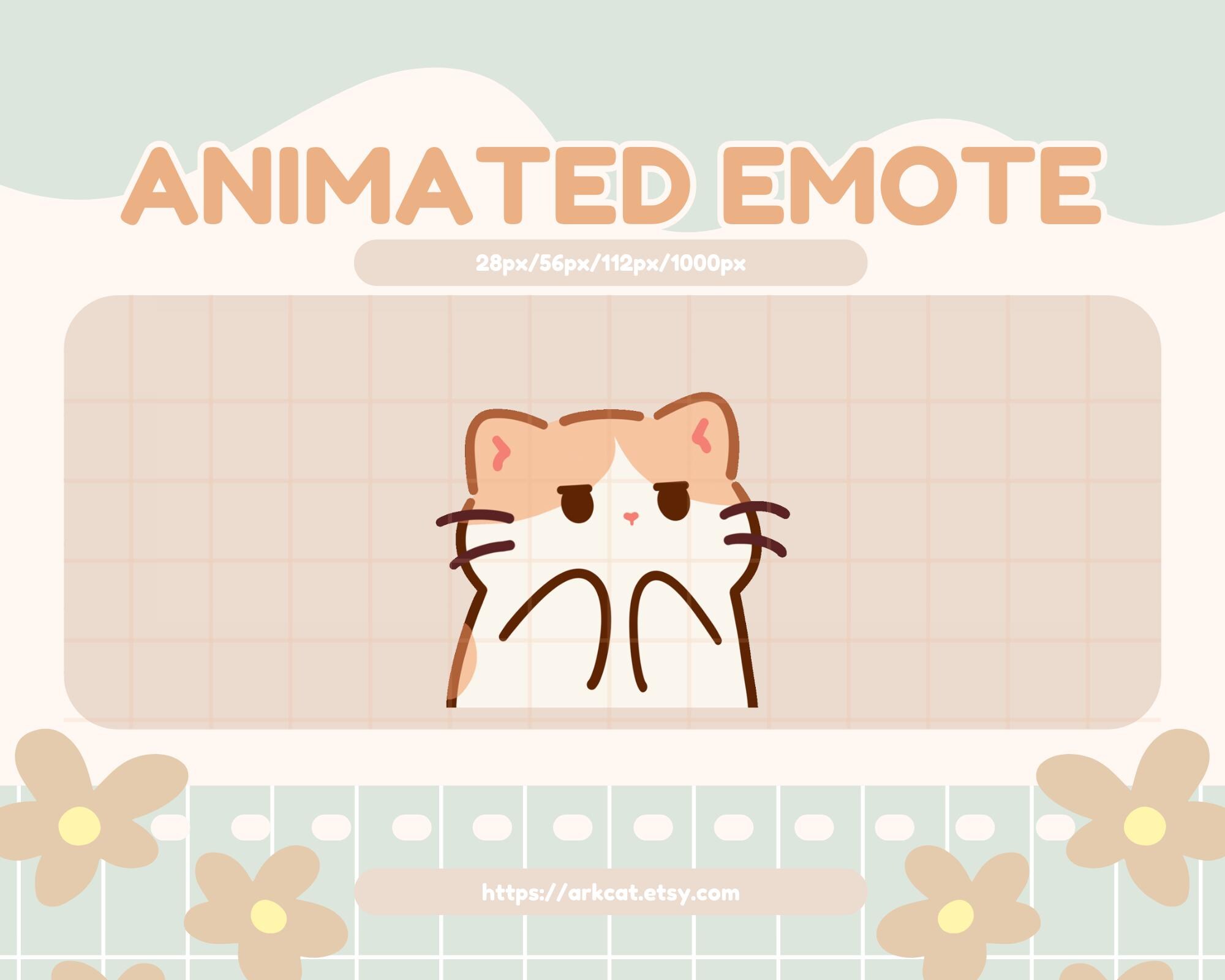 Clapping Emote – Orange and White Cat Animation for Twitch, Discord ...