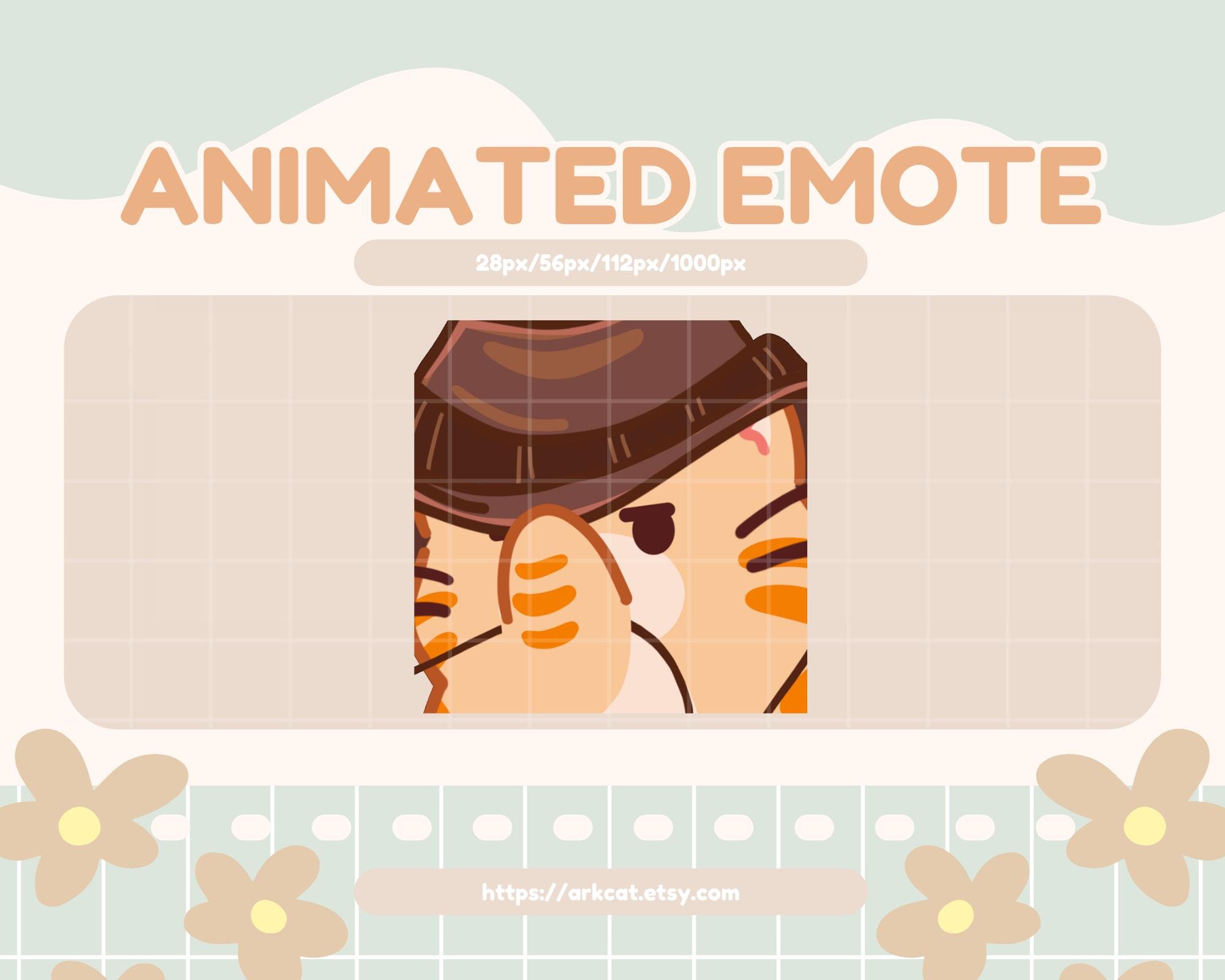 Cowboy Cat Animated Emote: Meowdy Twitch, Discord, Youtube GIF - Etsy